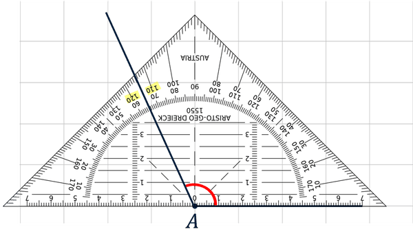 Hoeken tekenen met een geodriehoek: Hoe werkt dat?
