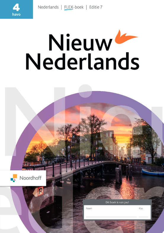 Inhoud Nieuw Nederlands | FLEX-boek | 4 havo | Uitleg