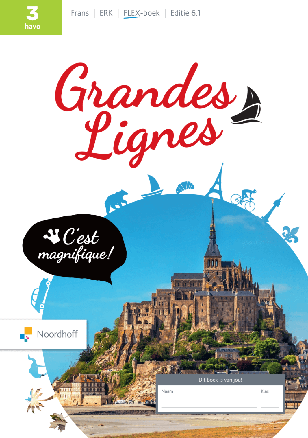 Inhoud Grandes Lignes | Leerwerkboek FLEX-boek | 3 HAVO