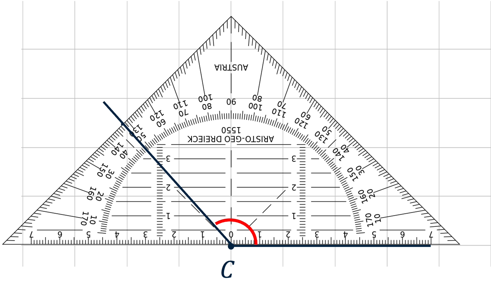 Hoeken tekenen met een geodriehoek: Hoe werkt dat?